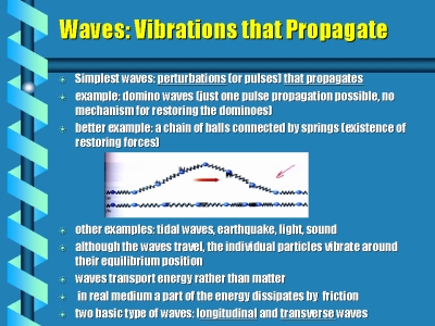 Waves: Vibrations that Propagate